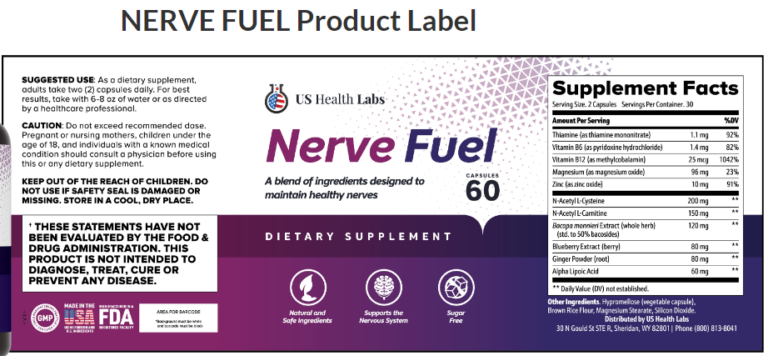 Nerve Fuel Ingredients | Nuvectra Medical